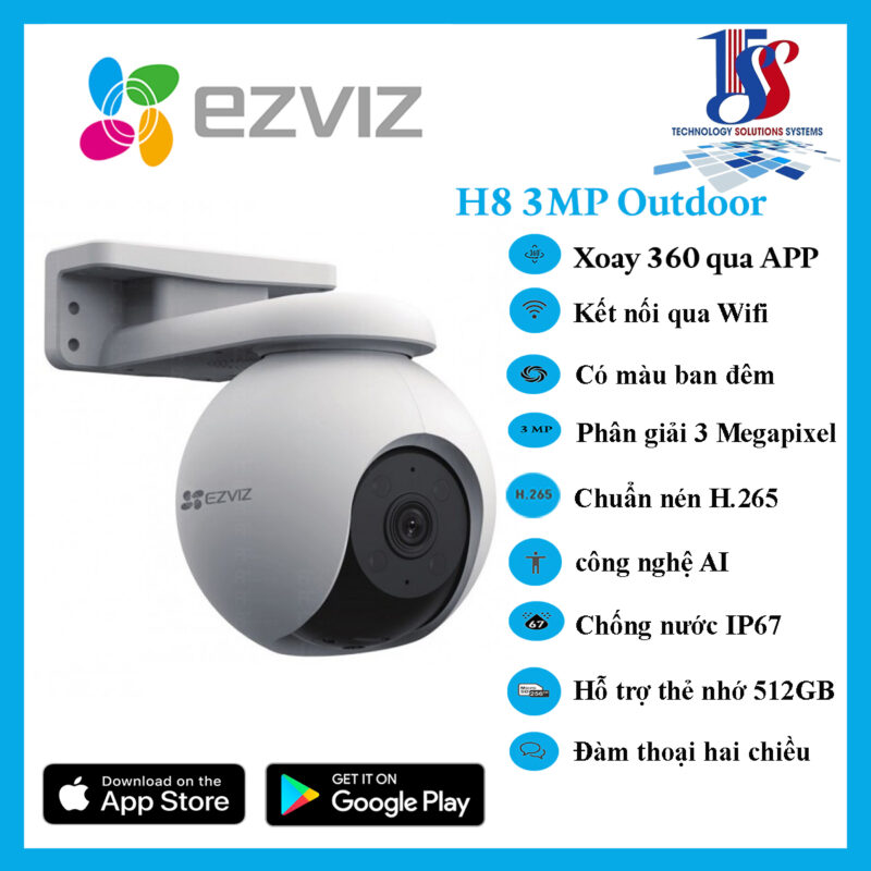 Camera wifi Ezviz H8 pro 2K - CÔNG NGHỆ VÀ GIẢI PHÁP TSS